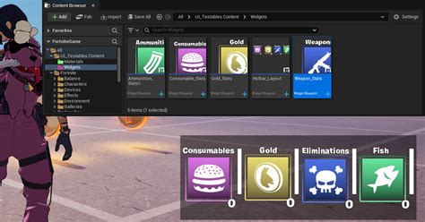 Ui Layout In Umg In Unreal Editor For Fortnite Unreal Editor For