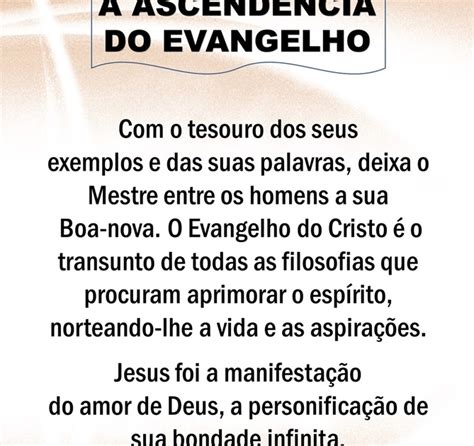 Ser Espírita Emmanuel Livro Emmanuel Chico Xavier Cap 2 A Ascendência Do Evangelho Jesus