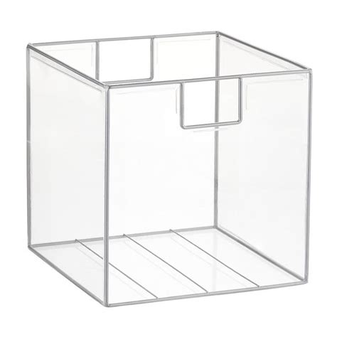 Clear Plastic Bins For Cube Storage At Madeleine Simpson Blog