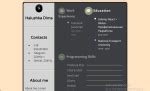 Html Resume Templates Demo Free Code