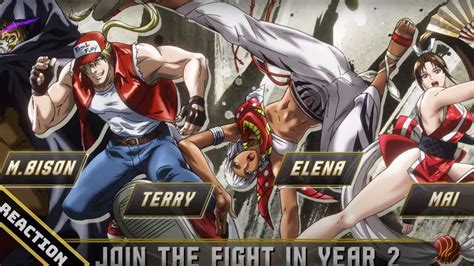 Sf6 Season 2 Characters Announced Live Reaction To Terry Mai Elena And Bison Youtube