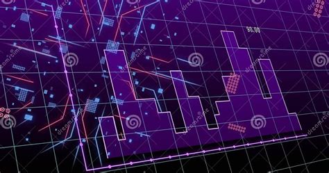 Image Of Digital Data Processing Over Circuit Board On Black Background Stock Image Image Of