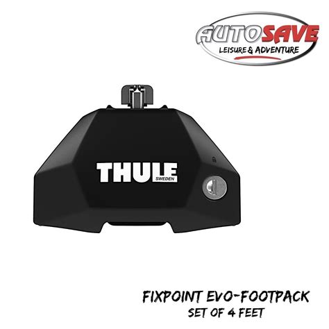 Thule 710700 Fixpoint Evo Footpack Set Of 4 Feet Autosave Components