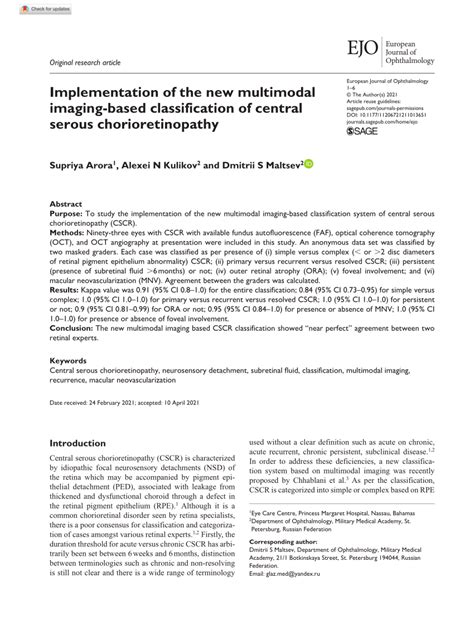 Pdf Implementation Of New Cscr Classification