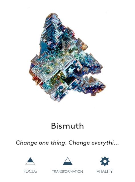 Bismuth Bismuth Crystal Uses Crystals And Gemstones