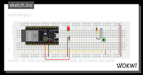CHAVE TACTIL Wokwi ESP32 STM32 Arduino Simulator