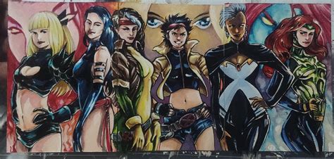 Colored Xmen Chicks Madelyne Emma Mystique Rmarvel