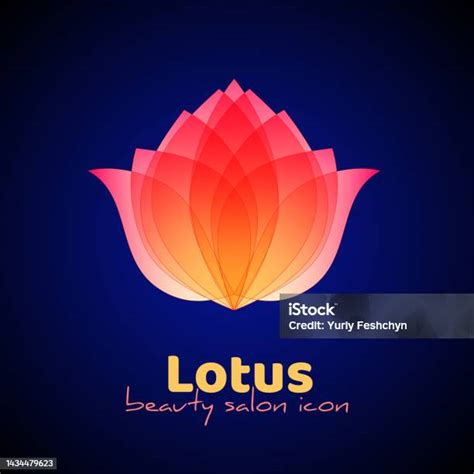 로터스 로고 타입 디자인 템플릿 뷰티 살롱 스파 또는 화장품 브랜드 스타일을위한 벡터 꽃 기호 개념에 대한 스톡 벡터 아트 및 기타 이미지 Istock