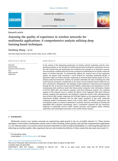 Pdf Assessing The Quality Of Experience In Wireless Networks For