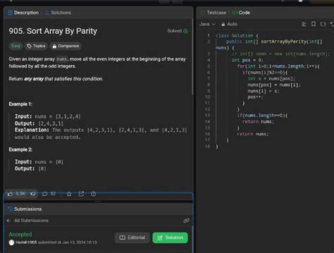 Harish R On Linkedin Day46 100daysofcode Challenge On Leetcode