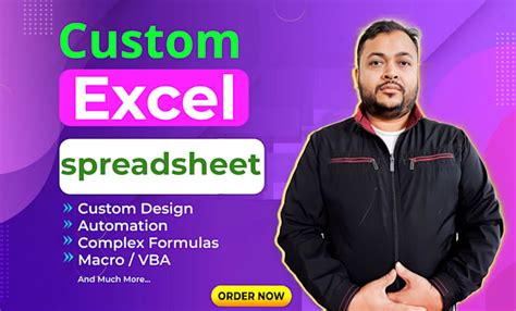 Build Your Custom Excel Spreadsheet By Sohelrana207 Fiverr