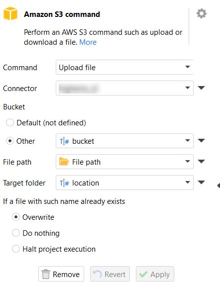 Amazon S3 Command Error Upload File Object Reference Not Set To An Instance Of An Object