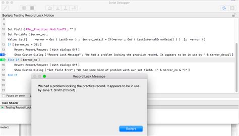 Filemaker 16 Will Report User In Conflict Scalefm