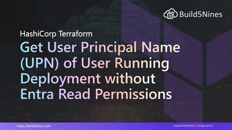 build5nines llc on linkedin terraform get user principal name upn
