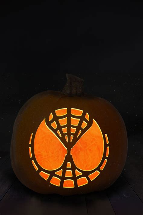 Spiderman Pumpkin Stencils 13 Free Printable Spider Man Templates