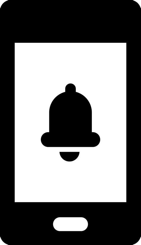 Phone Bell Ringtone Vector Icon Simple Element Illustration From Ui Concept Mobile Concept