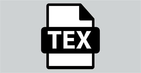 What Is A Tex File How To Open A Tex File
