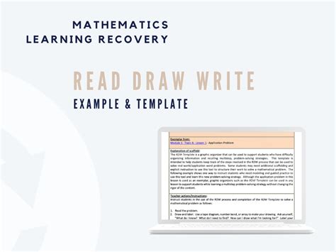 Learning Lab Nysed Rdw Read Draw Write Scaffolding Example And Template