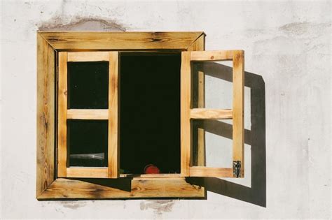 Window Of Old House Premium Photo