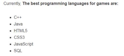 The Best Programming Languages For Games R ProgrammerHumor