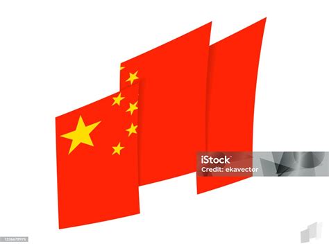 추상적 인 찢어진 디자인의 중국 국기 중국 국기의 현대적인 디자인 0명에 대한 스톡 벡터 아트 및 기타 이미지 0명 곡선