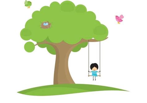 Cartoon Tree Vector Art Icons And Graphics For Free Download