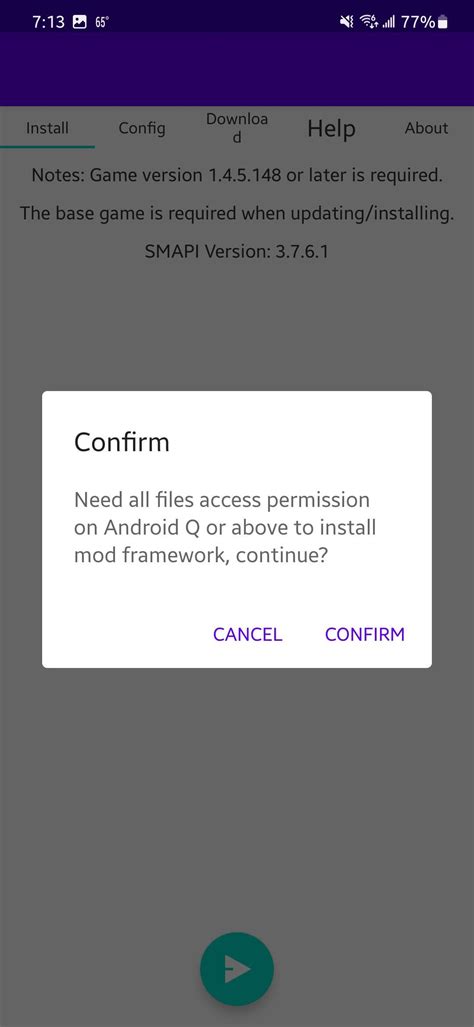 issue with smapi for 1 4 5 148 r smapi