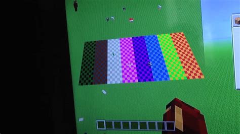 Part 1 Giant Carpet In Minecraft Whool Pattern Youtube