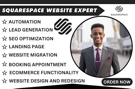 build a responsive squarespace website design or redesign by