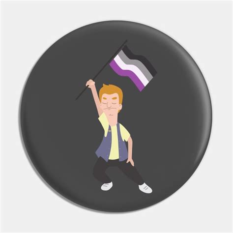 Jimmy Jr X Asexual Flag Mlm Pin Teepublic