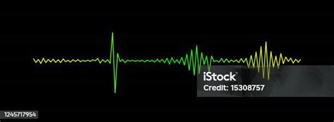 어두운 배경에 현대 음파 이퀄라이저 이퀄라이저가 있는 음악 디자인의 추상 요소 어두운 배경의 동적 선 주파수에 대한 스톡 사진 및 기타 이미지 Istock