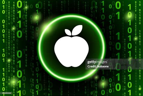 Apple Binary Code Vector Pattern Background High Res Vector Graphic Getty Images