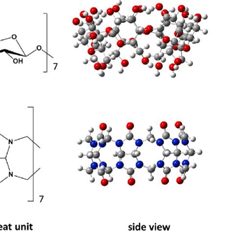 Schematics Of The 1 1 Molecular Host Guest Supramolecular Assemblies Of Download Scientific