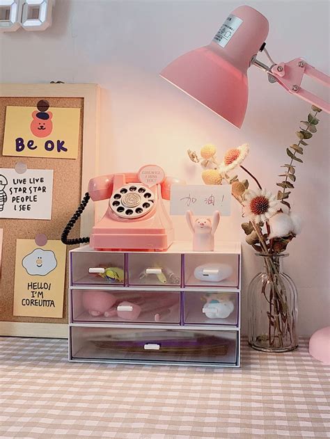 Ins桌面收纳盒 抽屉式办公室学生文具宿舍书桌置物架各种收纳神器 淘宝网 花瓣网