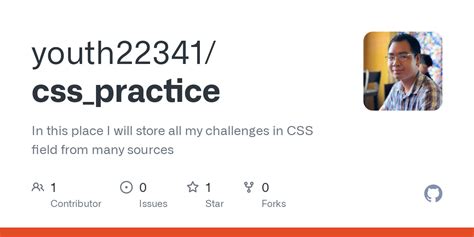 GitHub Youth Css Practice In This Place I Will Store All My Challenges In CSS Field From