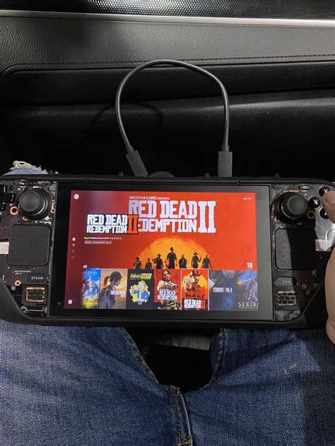 First Time Using The Deck Outside Lol Rsteamdeck