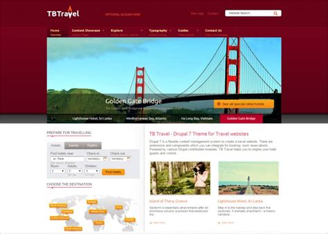 16 Travel Drupal Themes And Templates