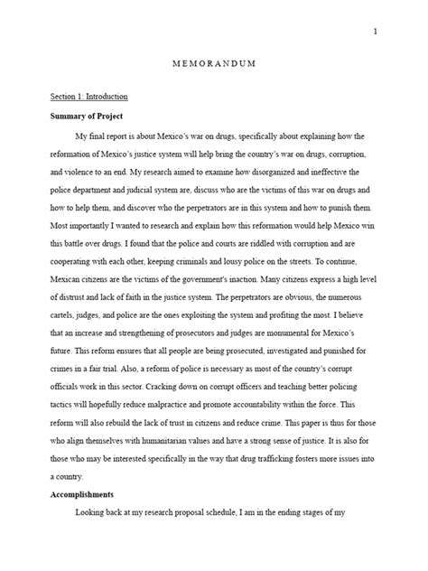 progress report assignment pdf prosecutor war on drugs