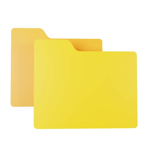 D Icon File Isolated On Transparent Background PNG