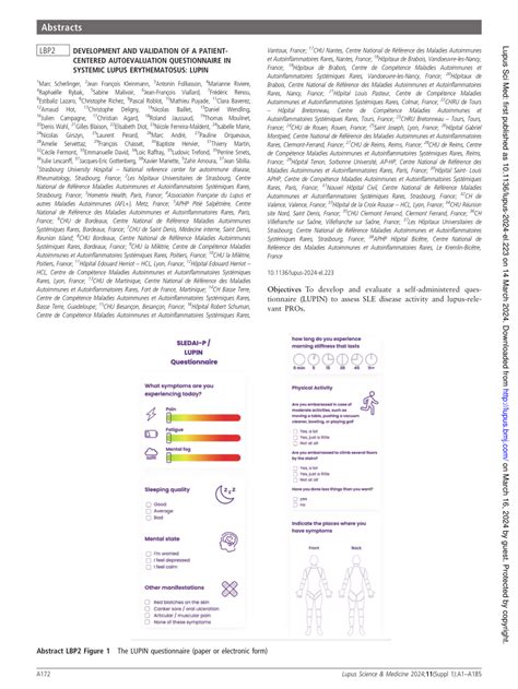 Pdf Lbp2 Development And Validation Of A Patient Centered Autoevaluation Questionnaire In