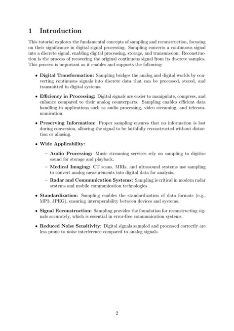 Sampling And Reconstruction Dsp Materialpdf