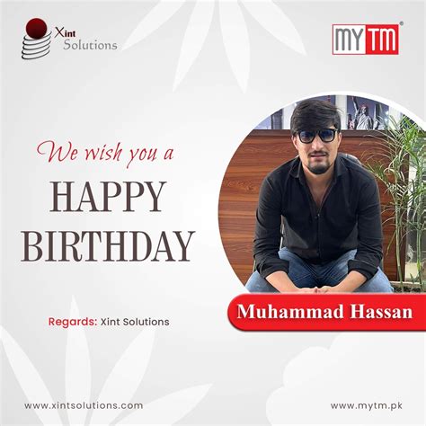 Xint Solutions Happy Birthday Muhammad Hassan Khuwaja