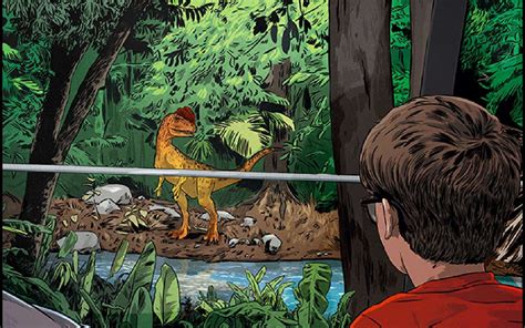 Dilophosaurus Jurassic Park Novel
