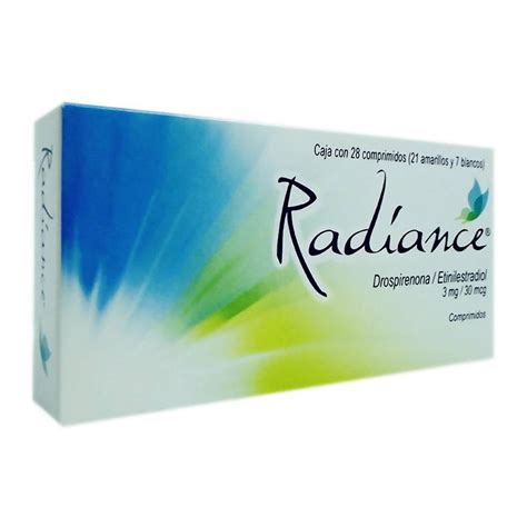 Radiance 3 Mg 30 Mcg Con 28 Comprimidos A Precio De Socio Sams Club