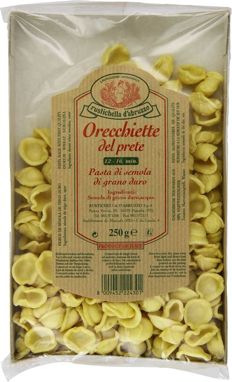 Rustichella Orecchiette Pasta 250g Pack Of 3 Uk Grocery