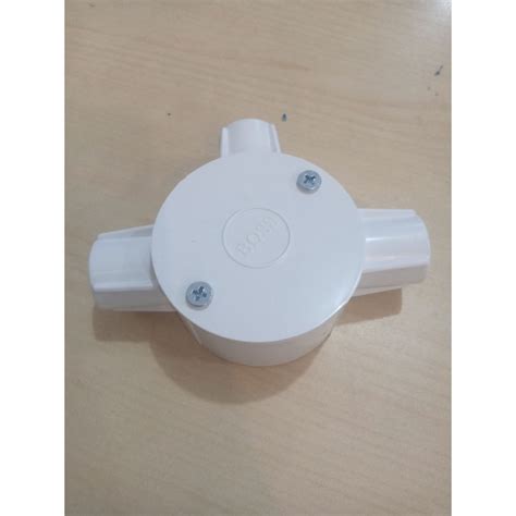 Jual Tee Dos Cabang 3 Boss 20mm Tdus T Dos T Dus Sambungan Pipa Listrik Tebal Kuat Putih
