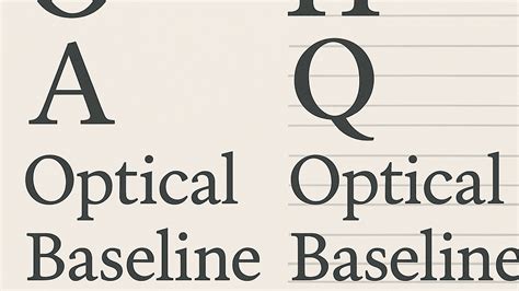 Optical Alignment Baseline Grids And Rhythmic Flow