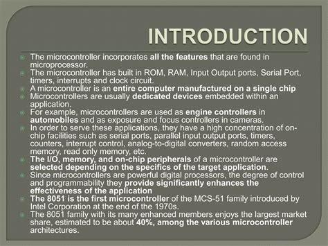 Sybsc It Sem Iv Embedded Systems Unit Iii The 8051 Microcontrollers Pptx