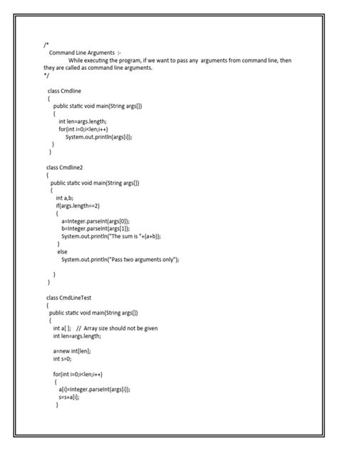 Java Programs Pdf Class Computer Programming Java Programming