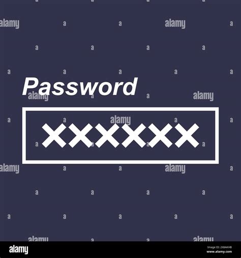 Password Logo Design Vector Illustration Stock Vector Image And Art Alamy